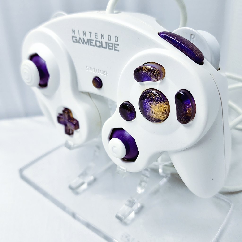Modded Jp White Gamecube Controller – Sage Customs