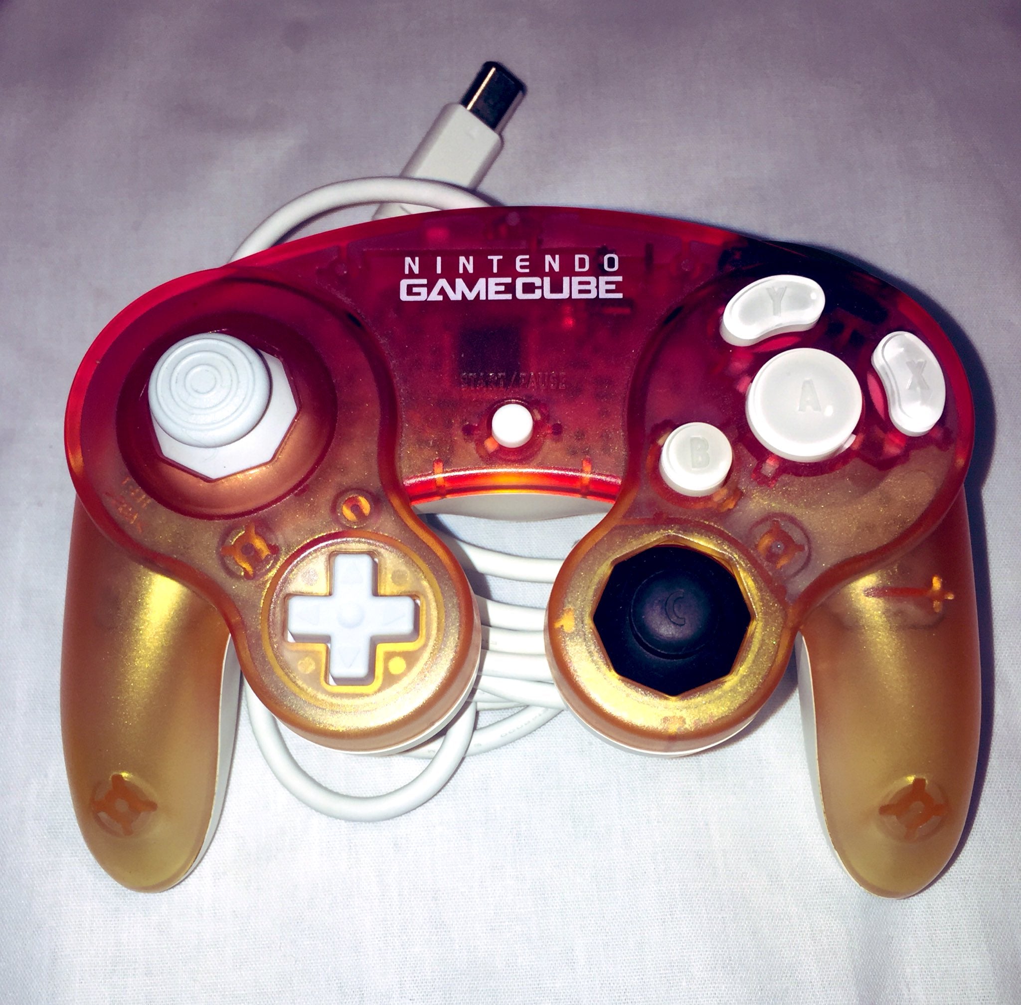 Tinted Clear Gamecube Controller – Sage Customs