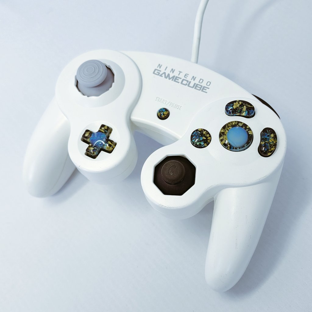 Modded Jp White Gamecube Controller – Sage Customs